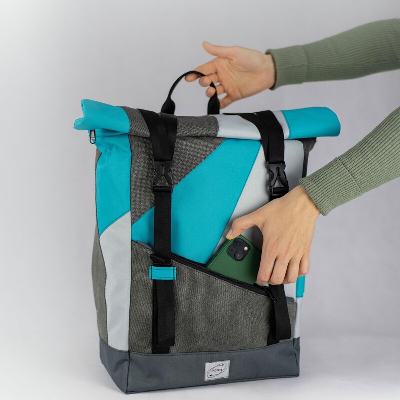 Recycled Backpack - Etsy