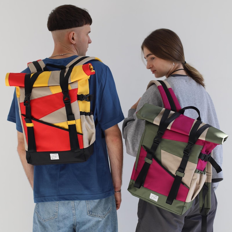 Recycled Backpack - Etsy