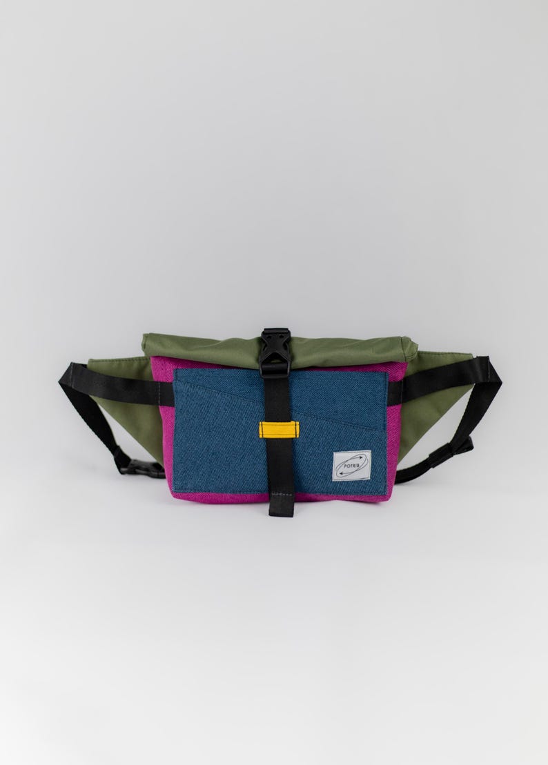 Eco-friendly Crossbody Bum Bag, Unisex Recycled Fanny Pack, Custom ...