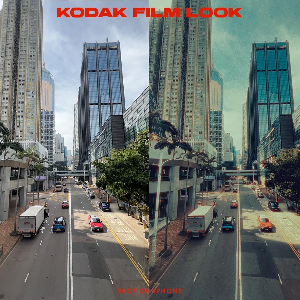 8 Kodak Film Look Video Lut + Halation + Bloom + Film Grain Effect ...