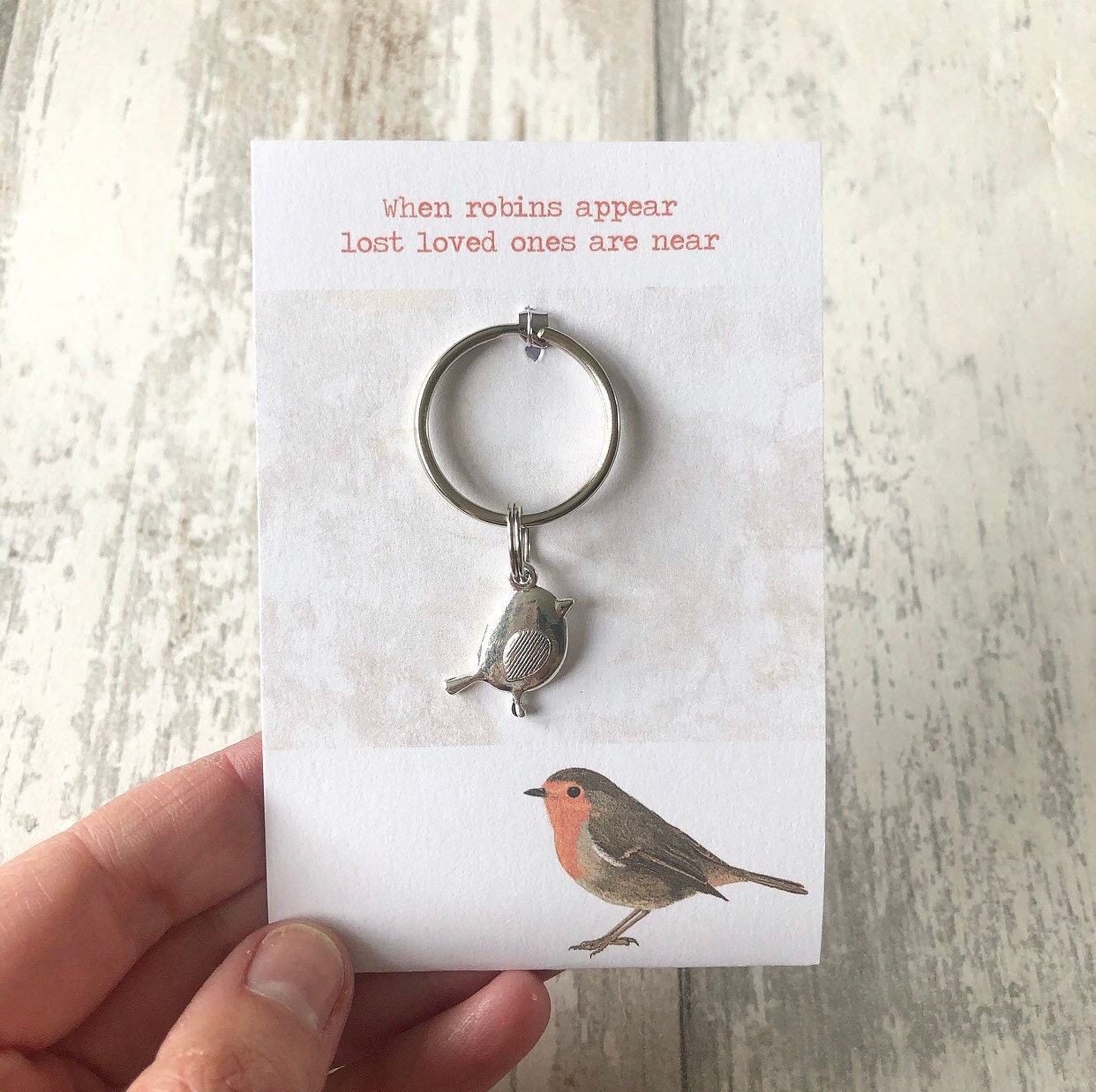 When Robins Appear Lost Loved Ones Are Near Silver Robin | Etsy