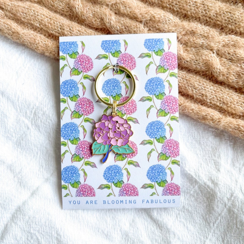 Hydrangea Charms - Etsy