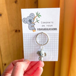 Congrats on Your Koalafications - Koala Bear Keyring (exams Results) - Etsy