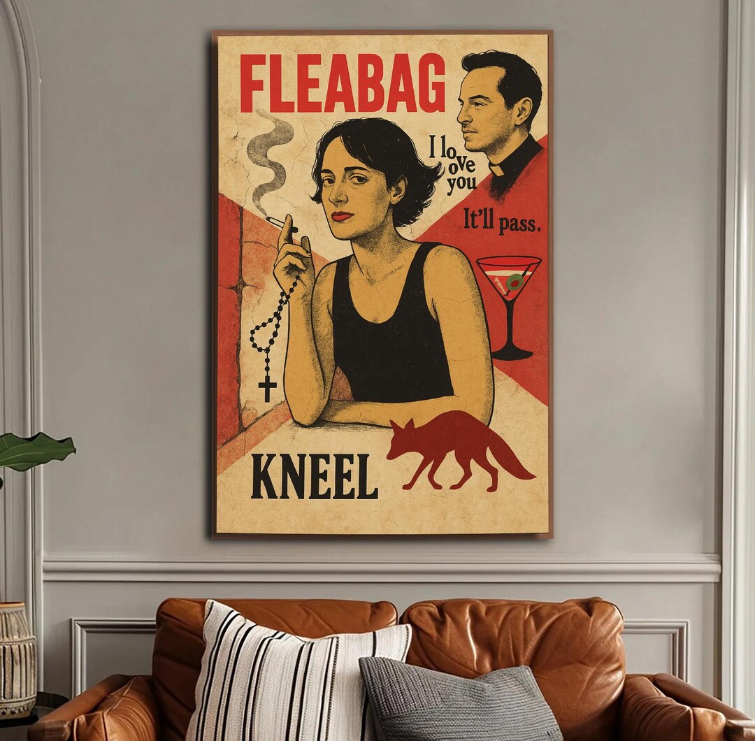 Fleabag Poster • Fleabag Priest • Digital Print • Pop Art Poster ...