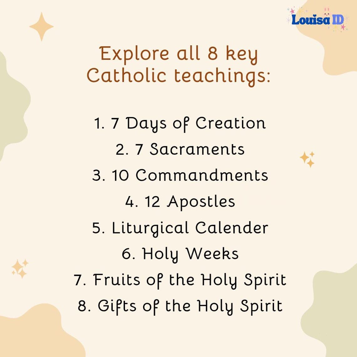 Printable Catholic Flashcards Bundle, Religious Education (PDF & PNG ...