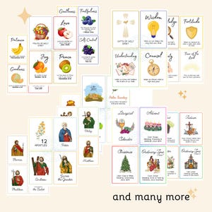 Printable Catholic Flashcards Bundle, Religious Education (PDF & PNG ...