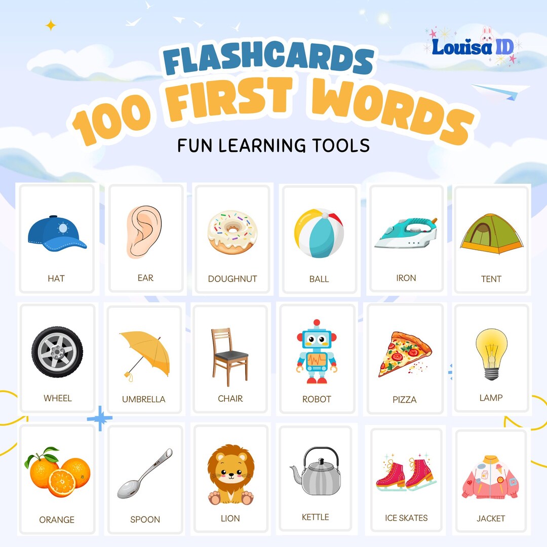 Preschool Printable Flashcards, Homeschool Printable, Montessori ...