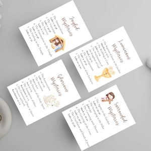 Rosary Prayer Cards for Kids, Holy Rosary Prayers, Religious Education ...