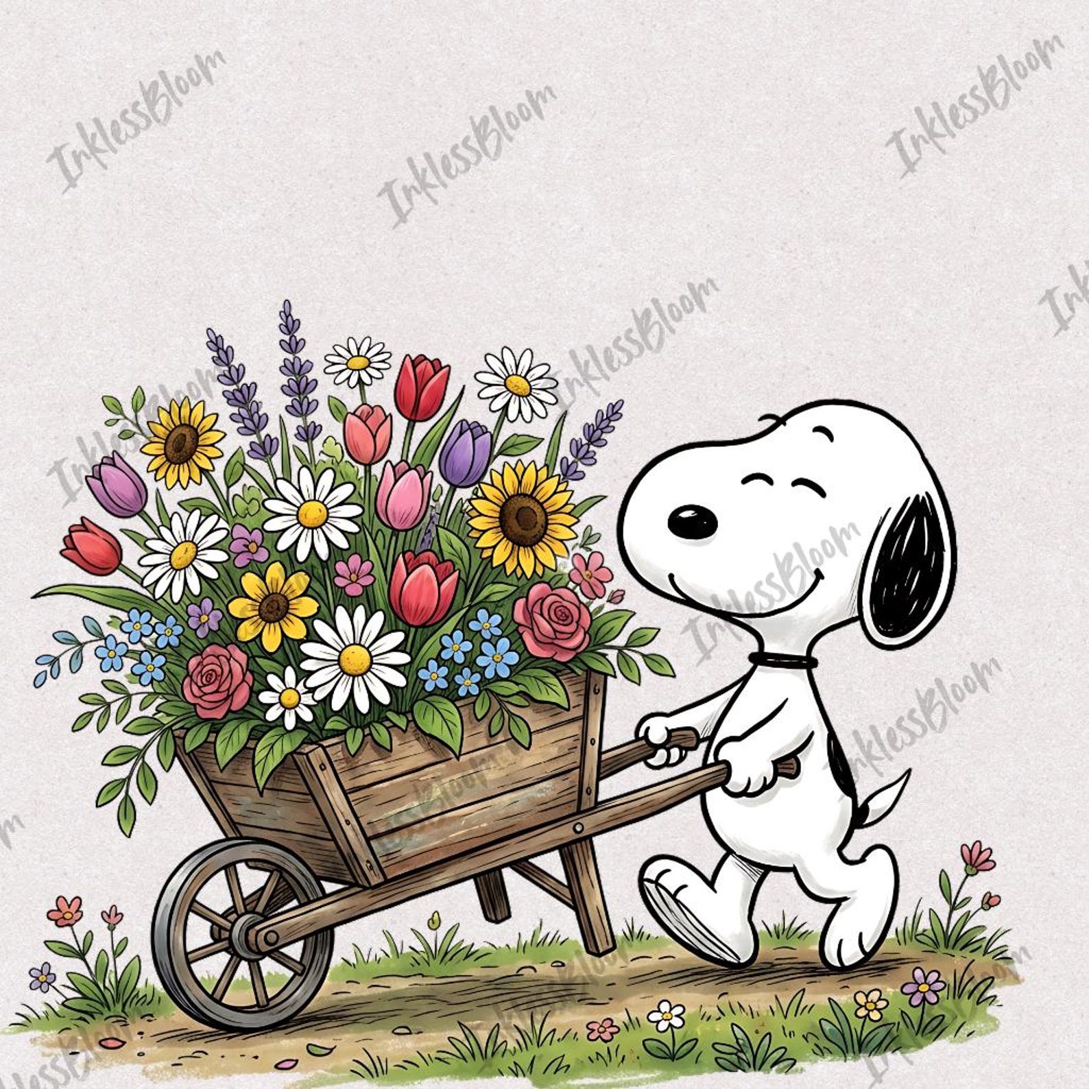 Snoopy Dog, más de 200 PNG de Snoopy de Pascua y primavera, PNG de ...