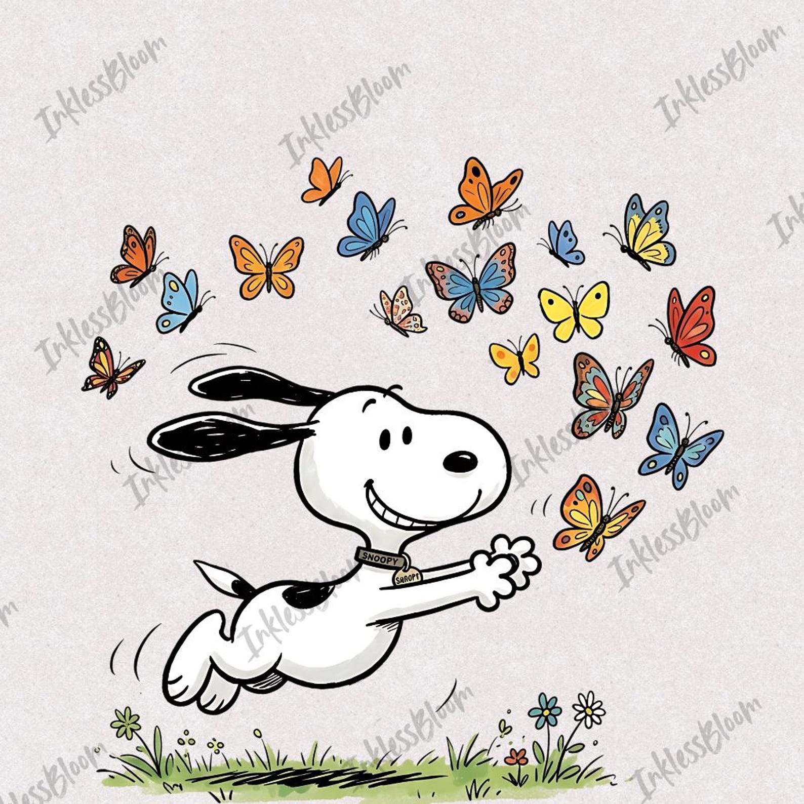 Snoopy Dog, más de 200 PNG de Snoopy de Pascua y primavera, PNG de ...