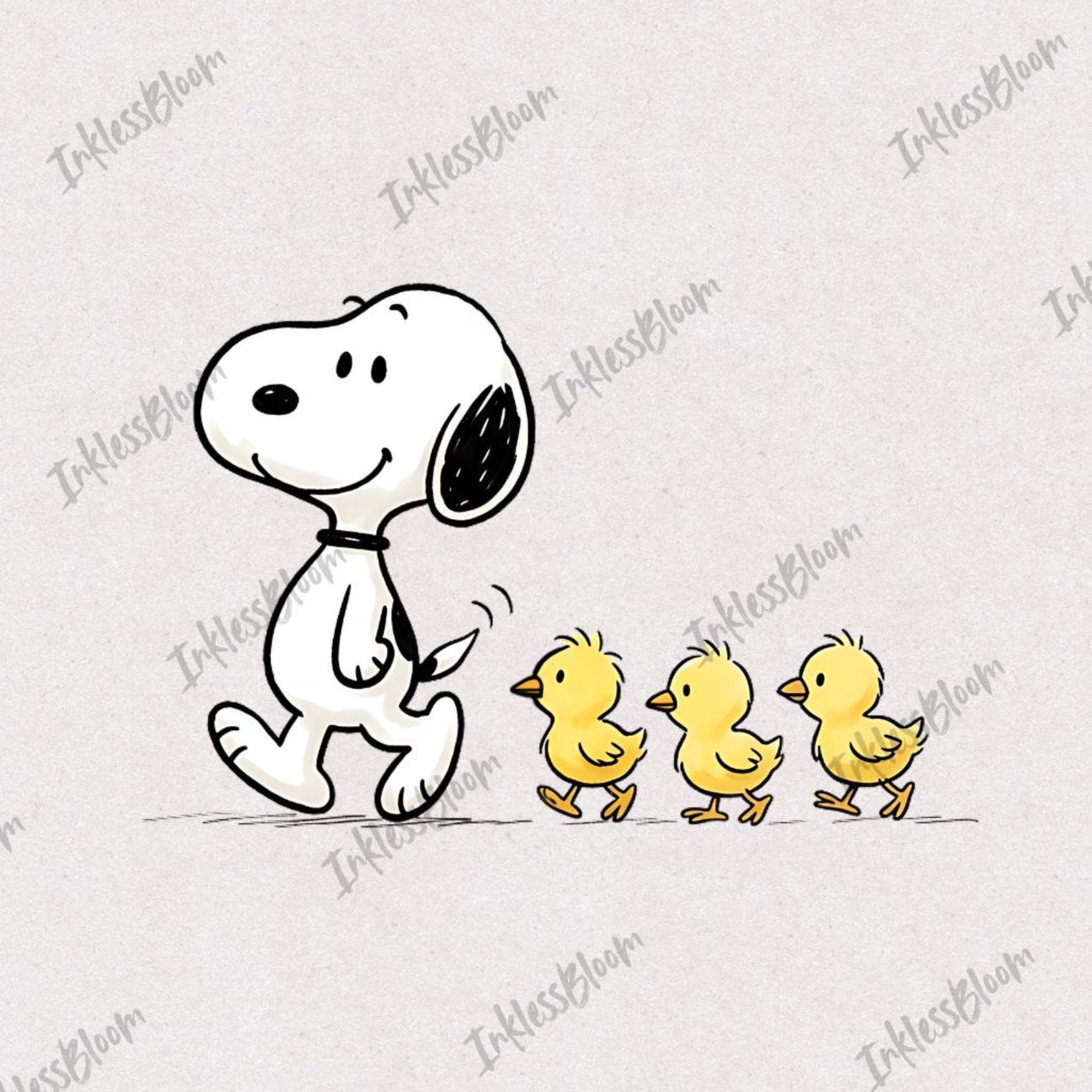 Snoopy Dog, más de 200 PNG de Snoopy de Pascua y primavera, PNG de ...
