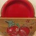 Paper Plate Holder Apple Decor Apple Kitchen Decor Apple - Etsy