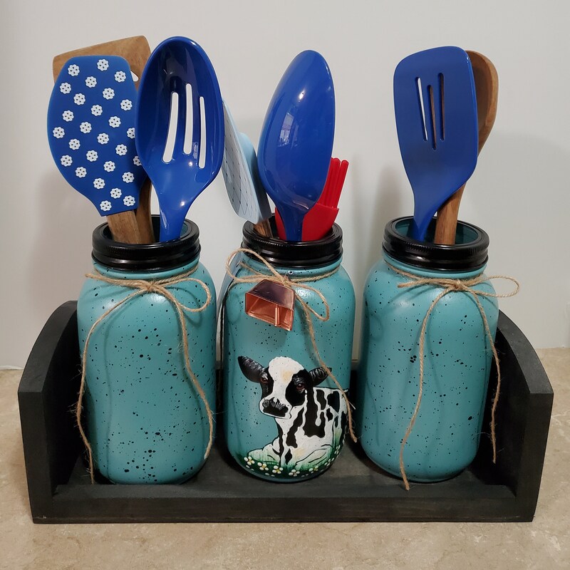 Cow Canisters - Etsy