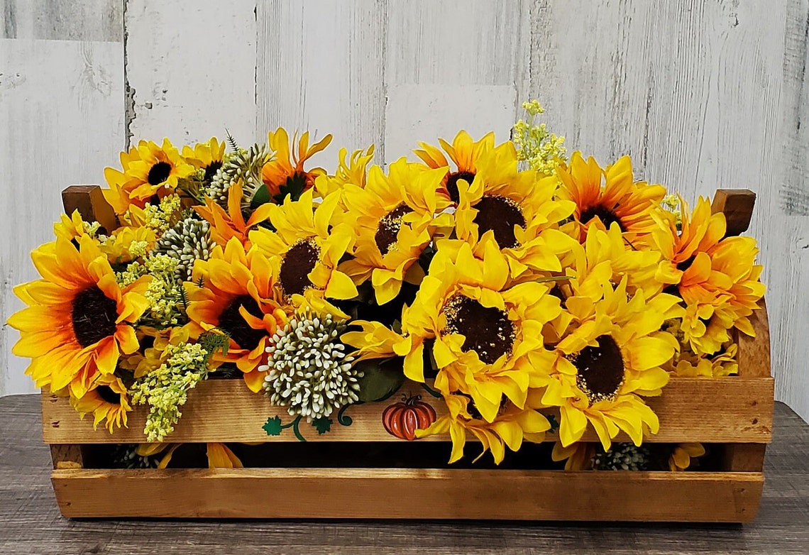 Wooden Pumpkin Basket, Fall Decor, Pumpkin Decor, Rustic Decor ...