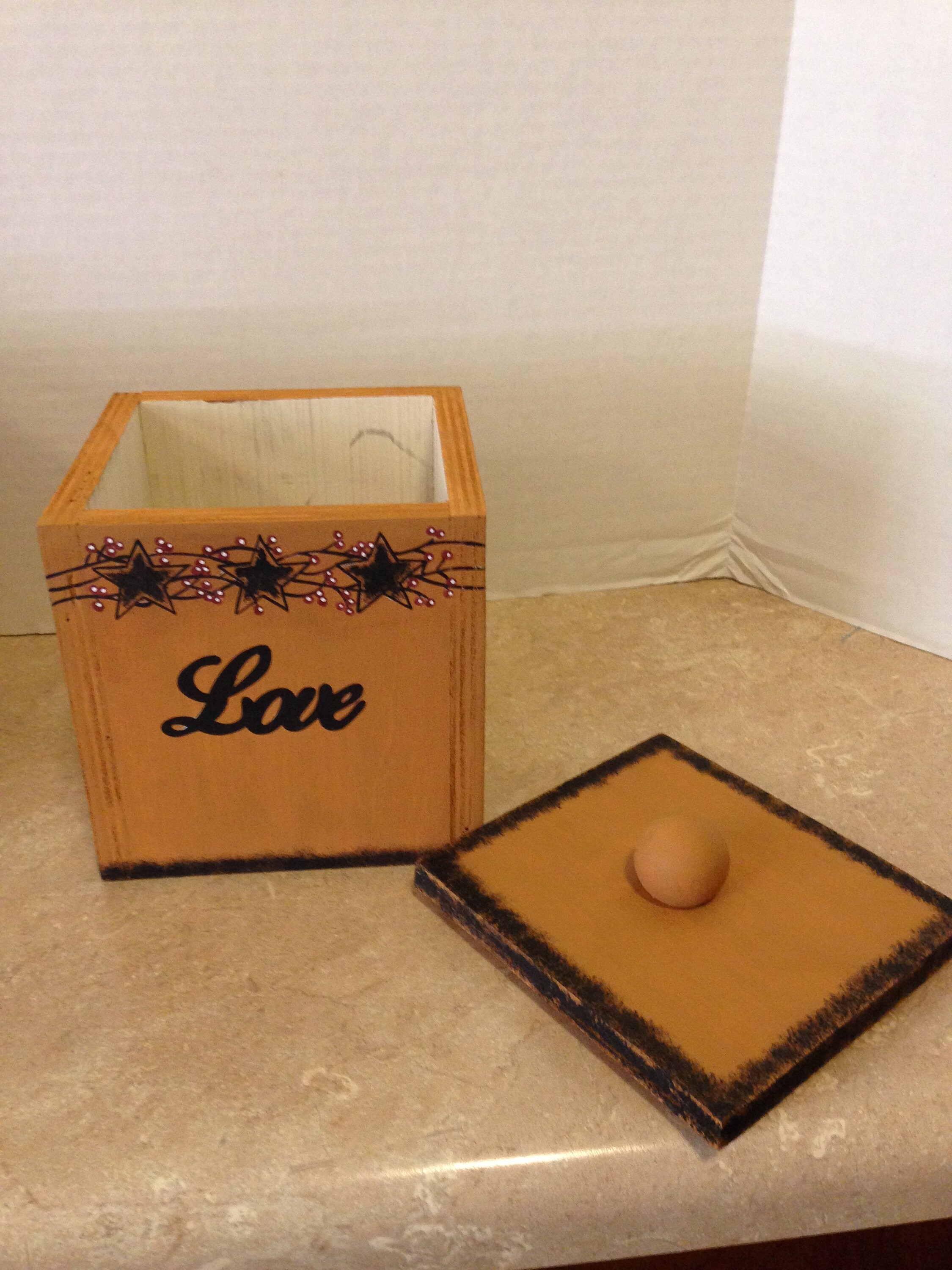 Wooden Boxes, Trinket Boxes, Decorative Boxes, Primitive Decor ...