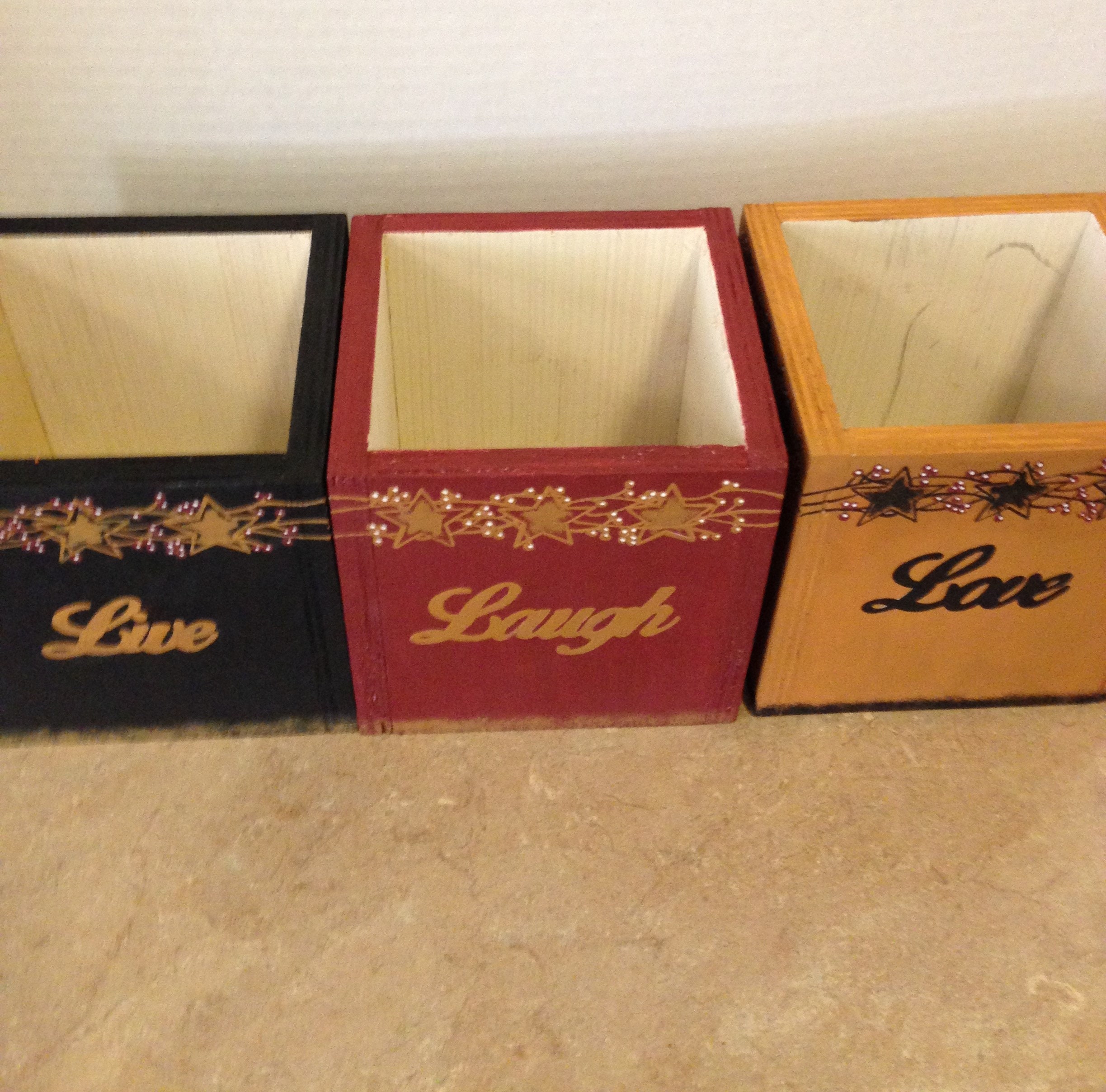 Wooden Boxes, Trinket Boxes, Decorative Boxes, Primitive Decor ...