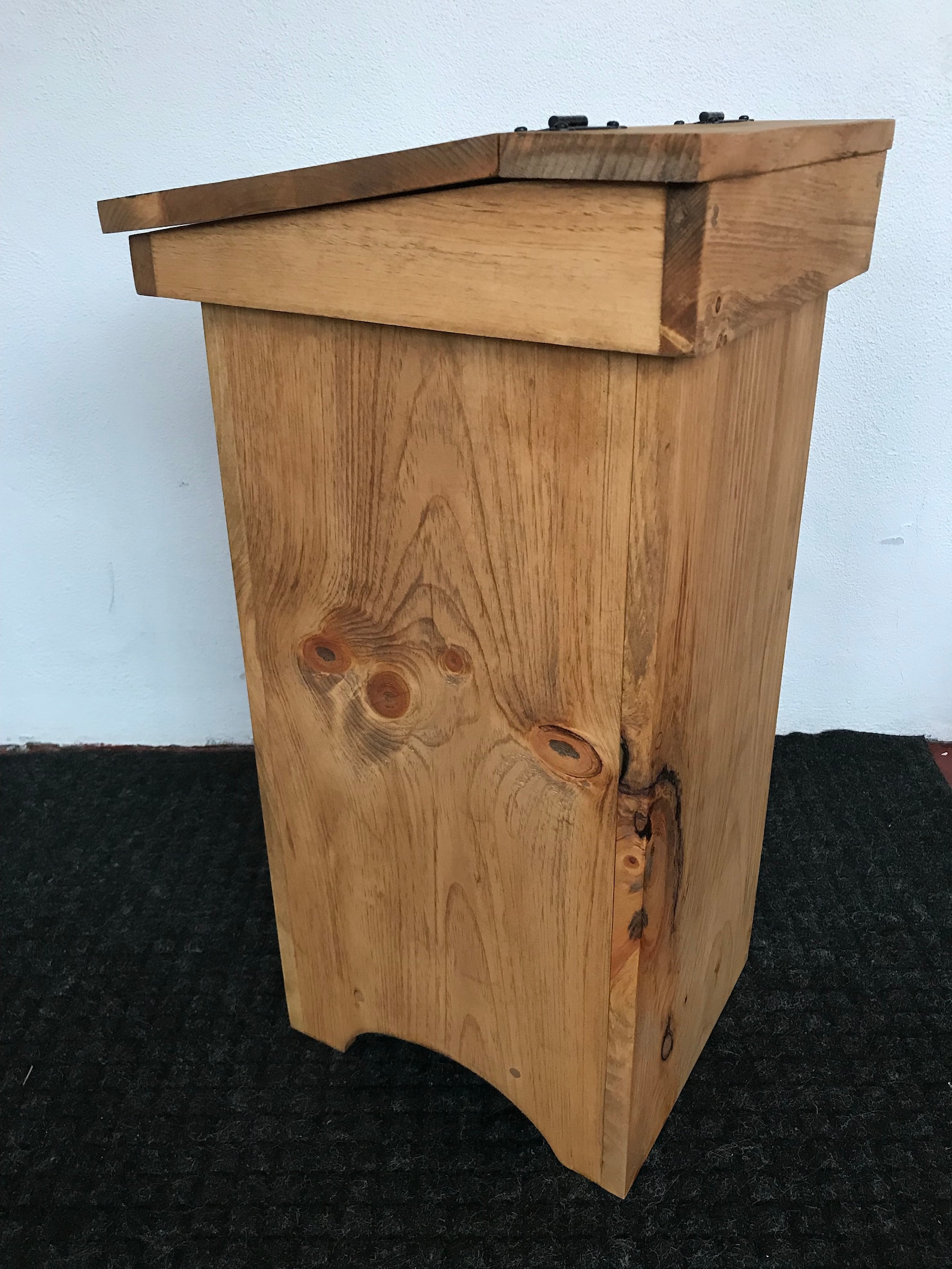 Wooden Trash Bin,kitchen Trash Bin,farmhouse Decor,country Decor ...