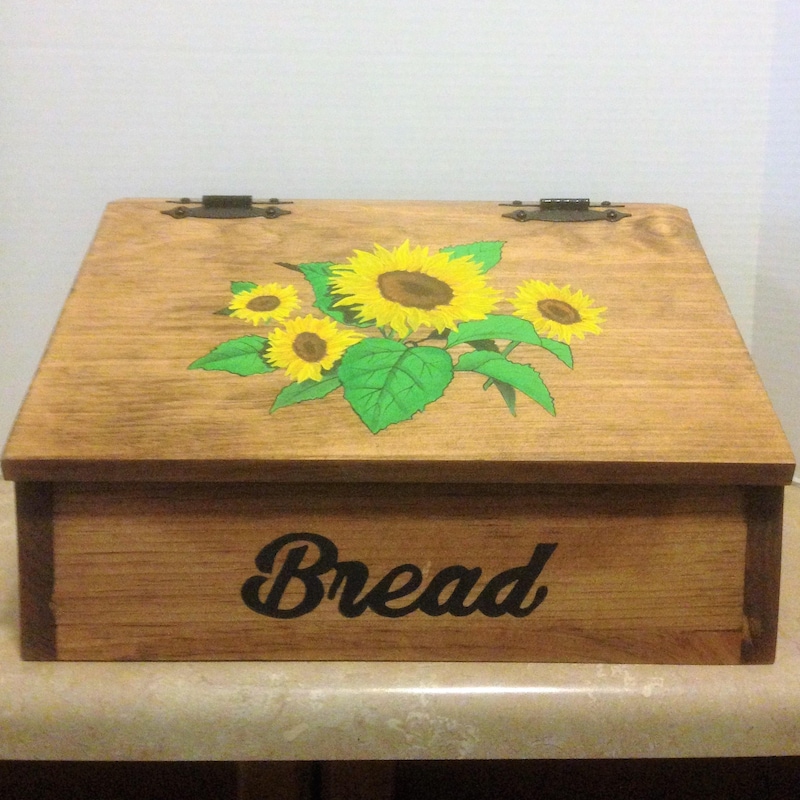 Wooden Bread Box - Etsy