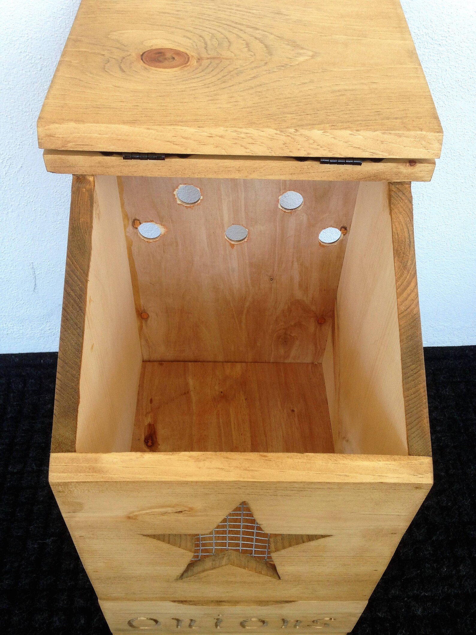 Potato Bin, Tater and Onion, Kitchen Storage Vegetable Bin, Box for ...
