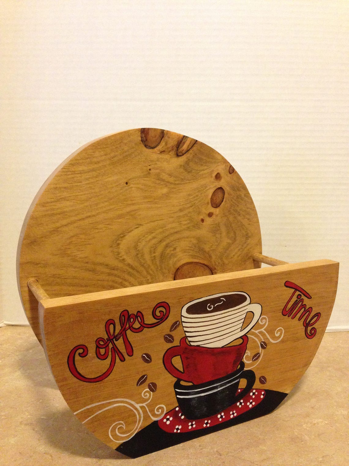 Paper Plate Holder Coffee Theme Coffee Decor Coffee Lovers - Etsy