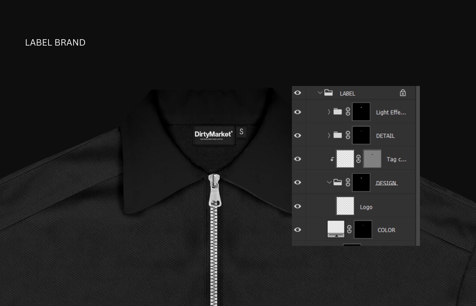 Workshirt Mockup 4K | 6 Files PSD | Front and Back | Label Brand ...