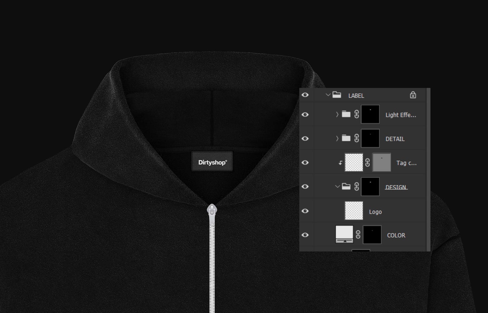 Hoodie Boxy Mockup 4K | 6 Files PSD | Front and Back | Label Brand ...