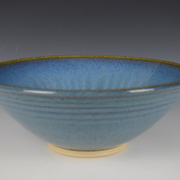 Blue Salad Bowl - Etsy