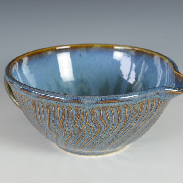 Handmade Pottery Bowl With Handle - Etsy