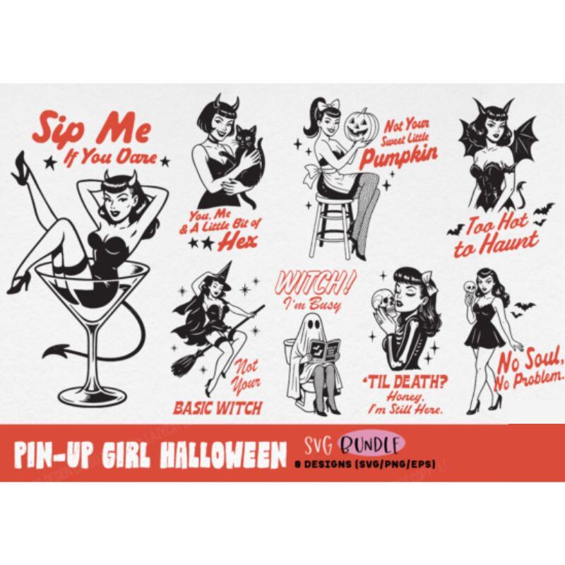 Vintage Pin up Girl - Etsy