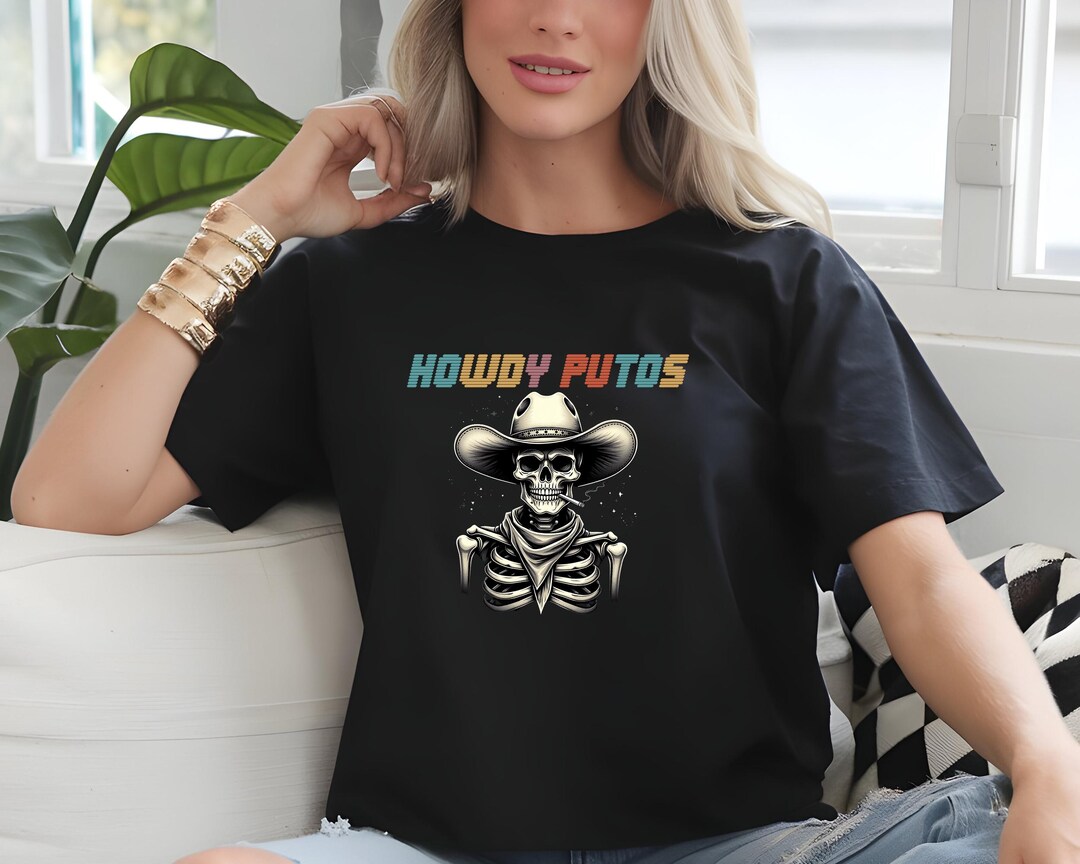 Howdy Putos PNG - Western Funny Digital Design - Cowboy Aesthetic ...