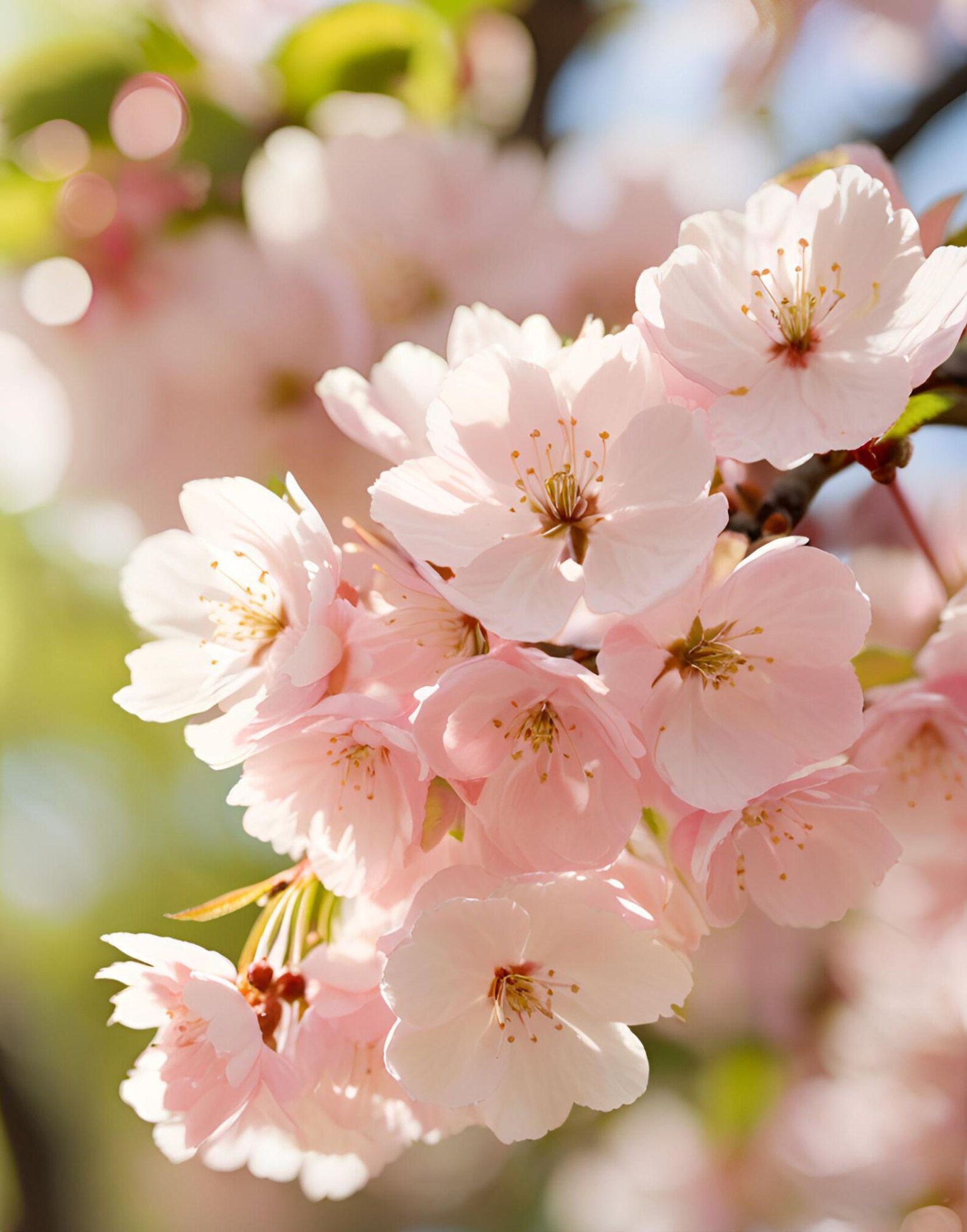 Cherry Blossoms Printable Wall Art Digital File - Etsy
