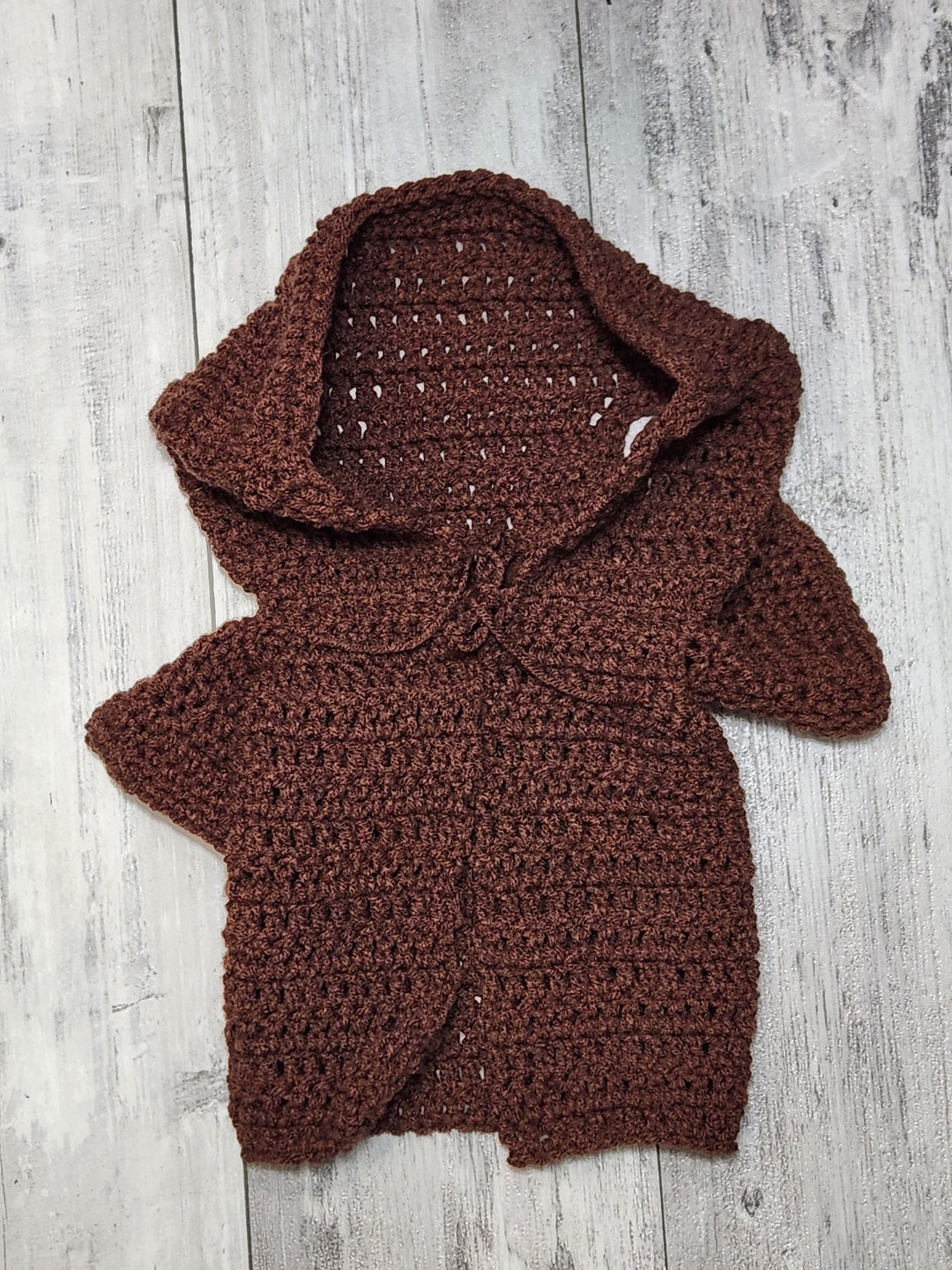 Crochet Pattern ONLY - Crocheted Grogu Jedi Inspired Robe - Digital ...
