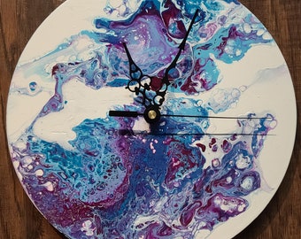 Hand Painted Clock | Etsy