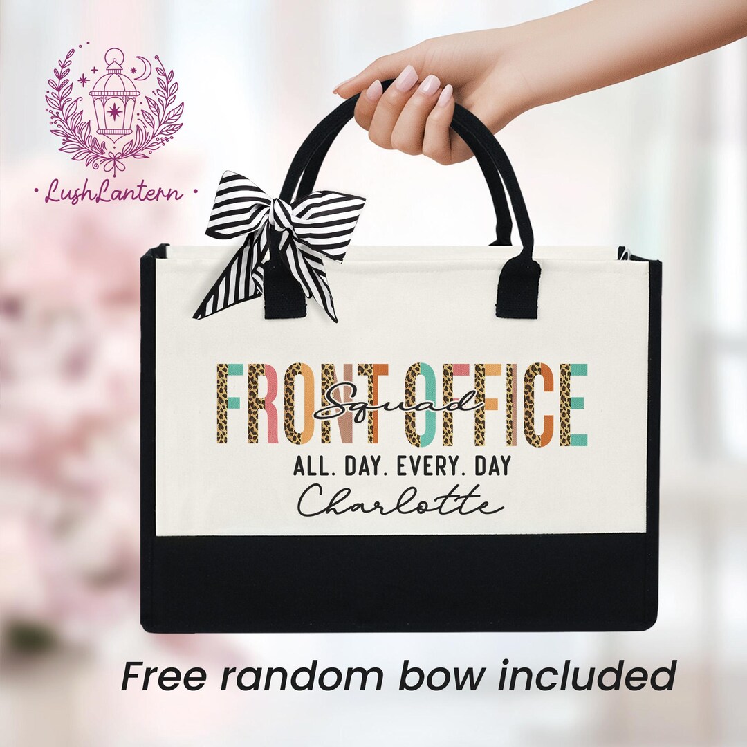Front Office Tote Bag, Secretary Gifts, Administrative Assistant Tote ...