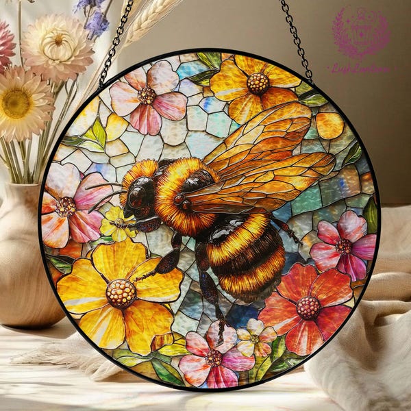 Honeybee Suncatcher - Etsy