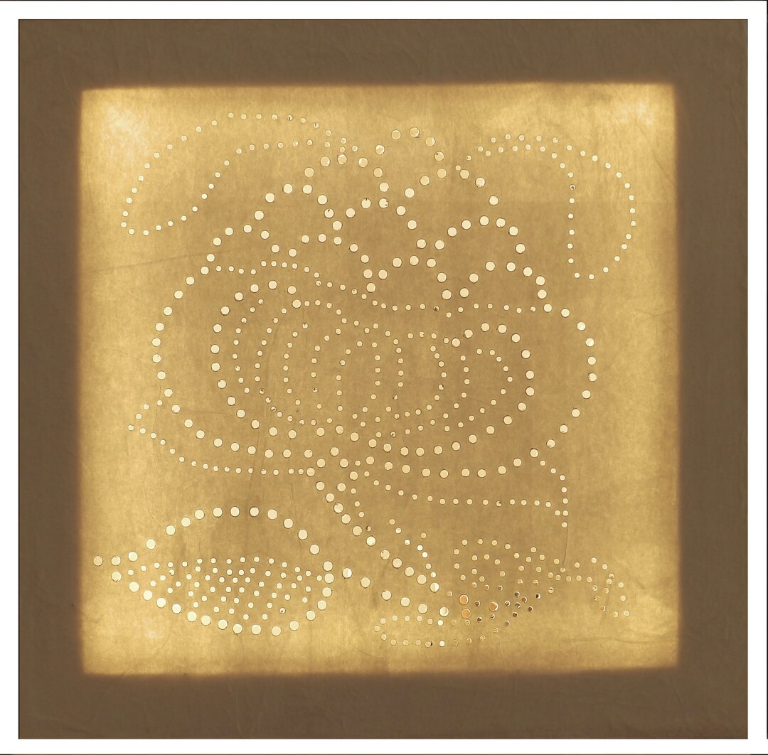 Contemporary Papier-mâché Lightning Tile Inspired by a Blue - Etsy