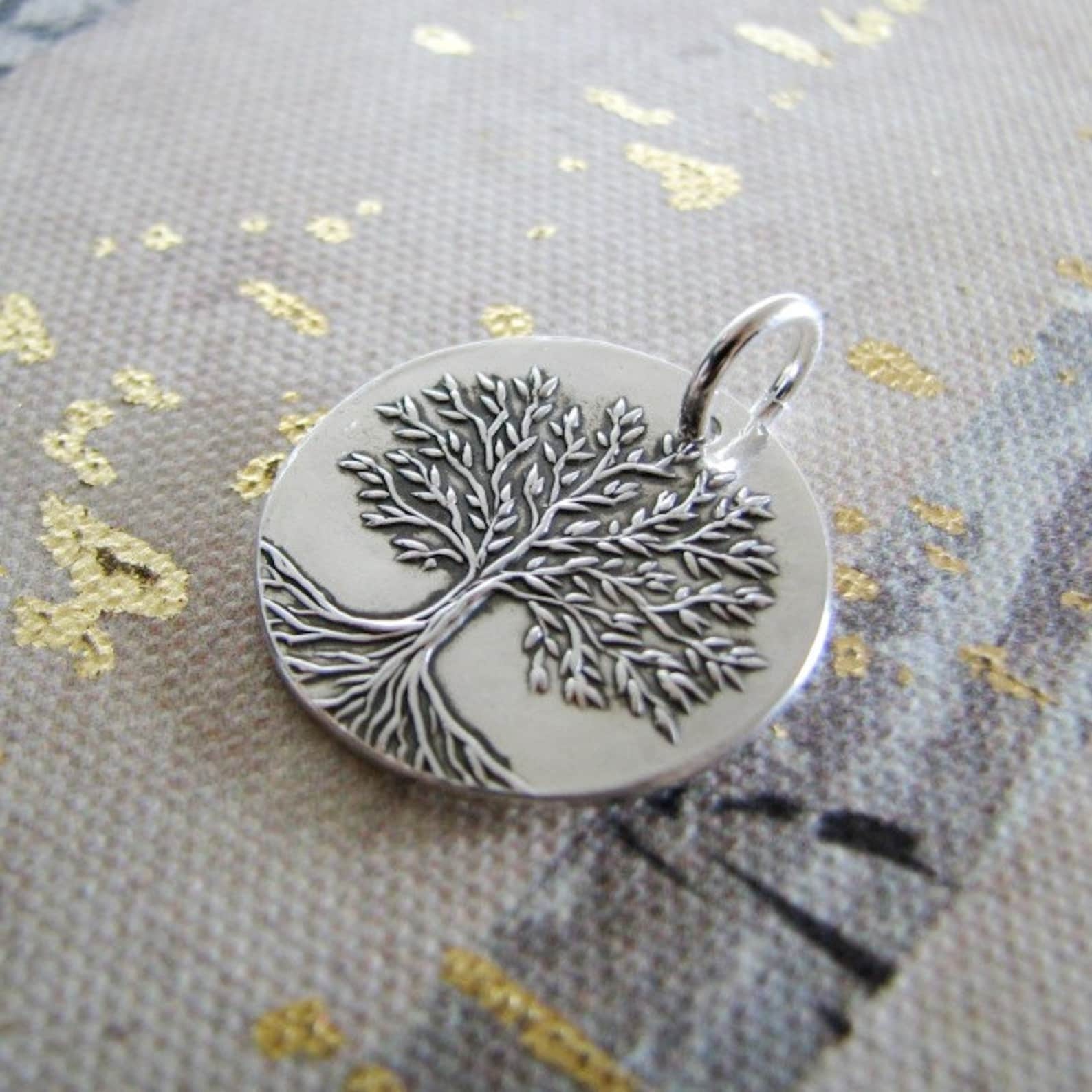 Spring, Fine Silver Tree Pendant, Artisan Handmade by Silverwishes ...
