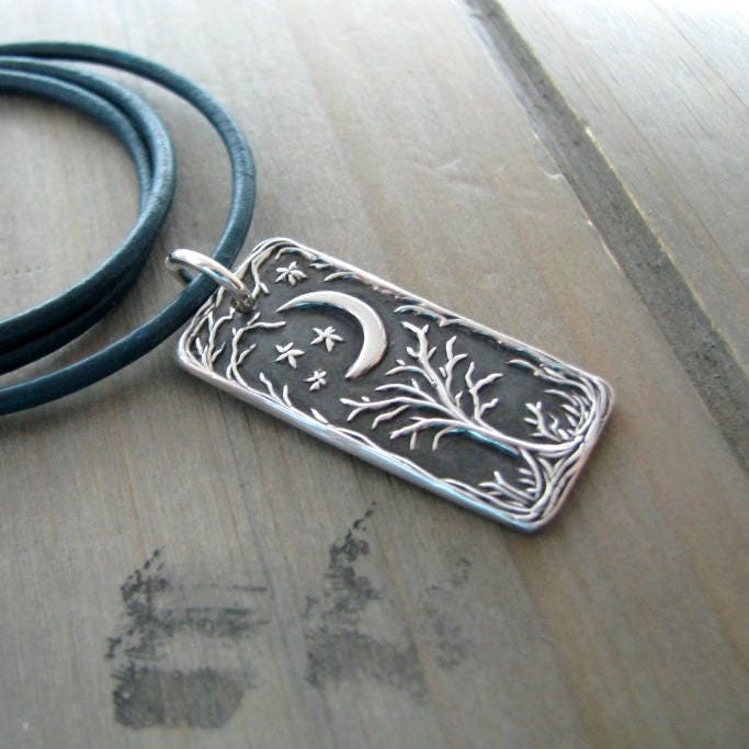 Secrets Personalized Fine Silver Pendant Handmade in | Etsy