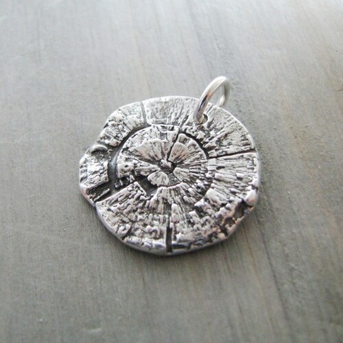 The Secret Lives of Trees Fine Silver Tree Rings and Texture - Etsy
