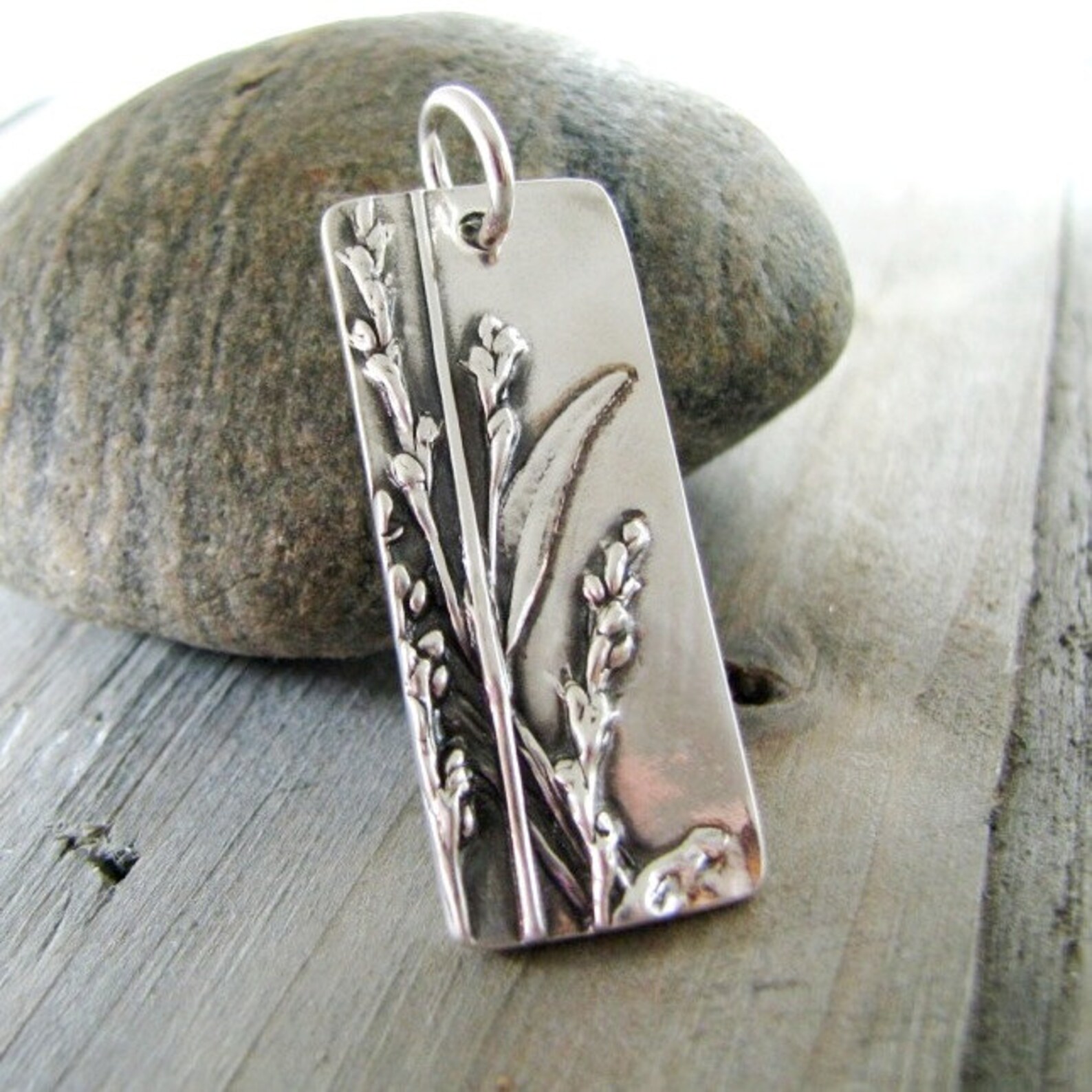 Earth Jewelry Handmade Fine and Sterling Silver Pendant - Etsy