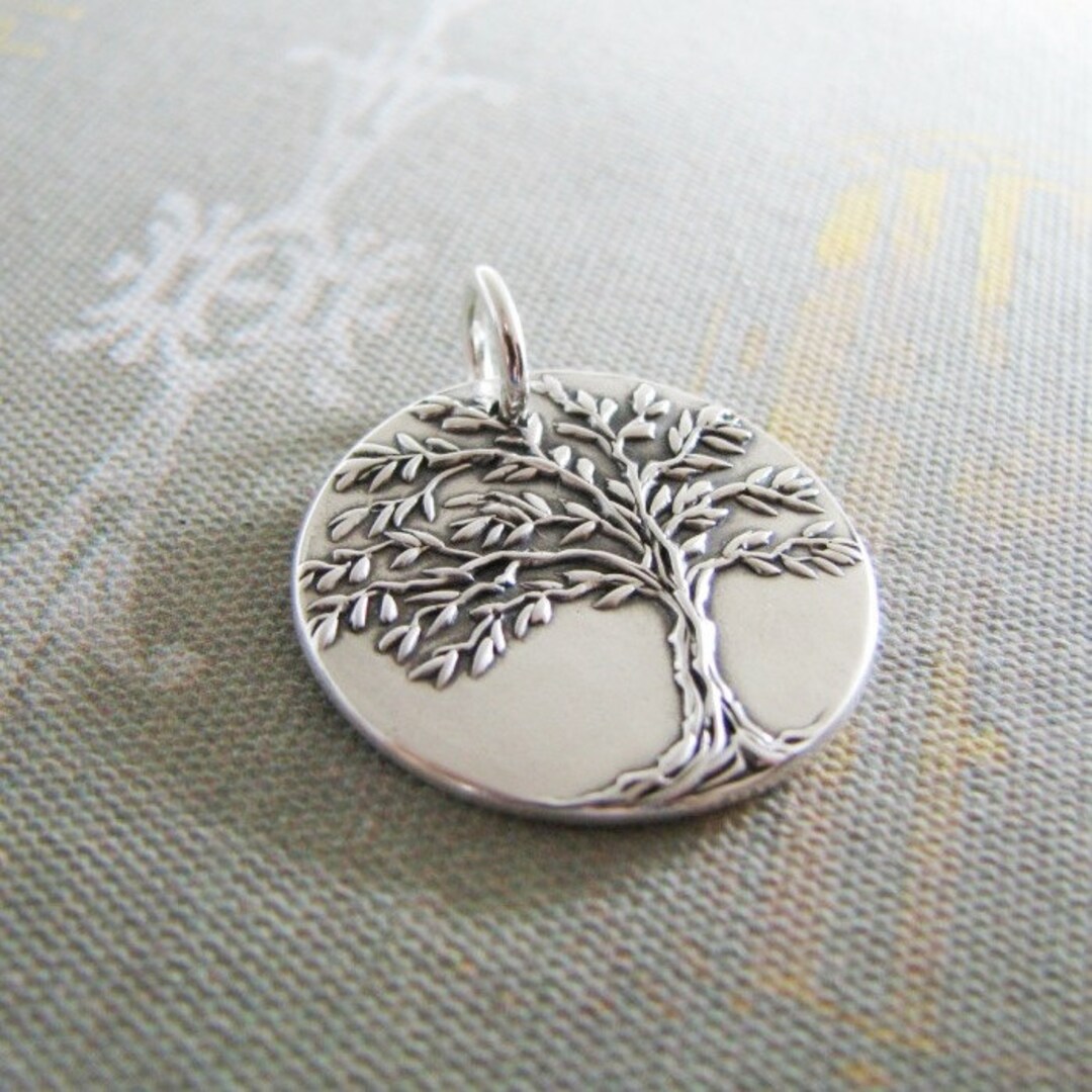 Fine Silver Tree Pendant, Artisan Handmade by Silverwishes, Original ...