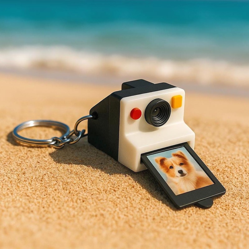 Mini Polaroid Keychain - Etsy
