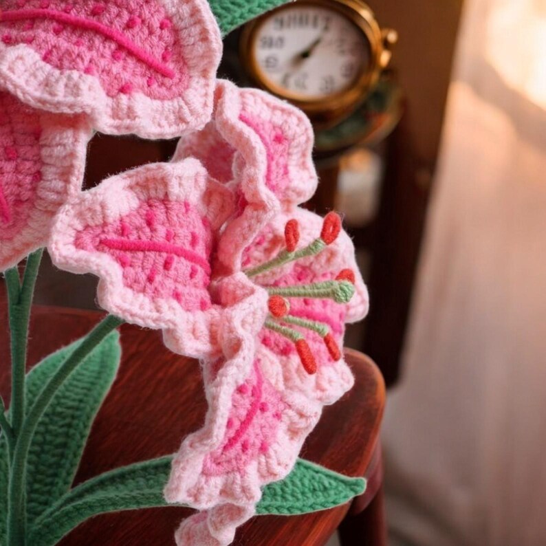 Lily Flowers Crochet Pattern, Flower Crochet Patterns, Crochet Home ...