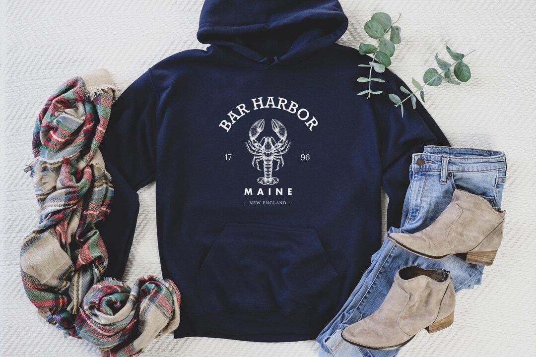 Bar Harbor Hoodie, Bar Harbor Shirt, Bar Harbor Crewneck, Bar Harbor ...
