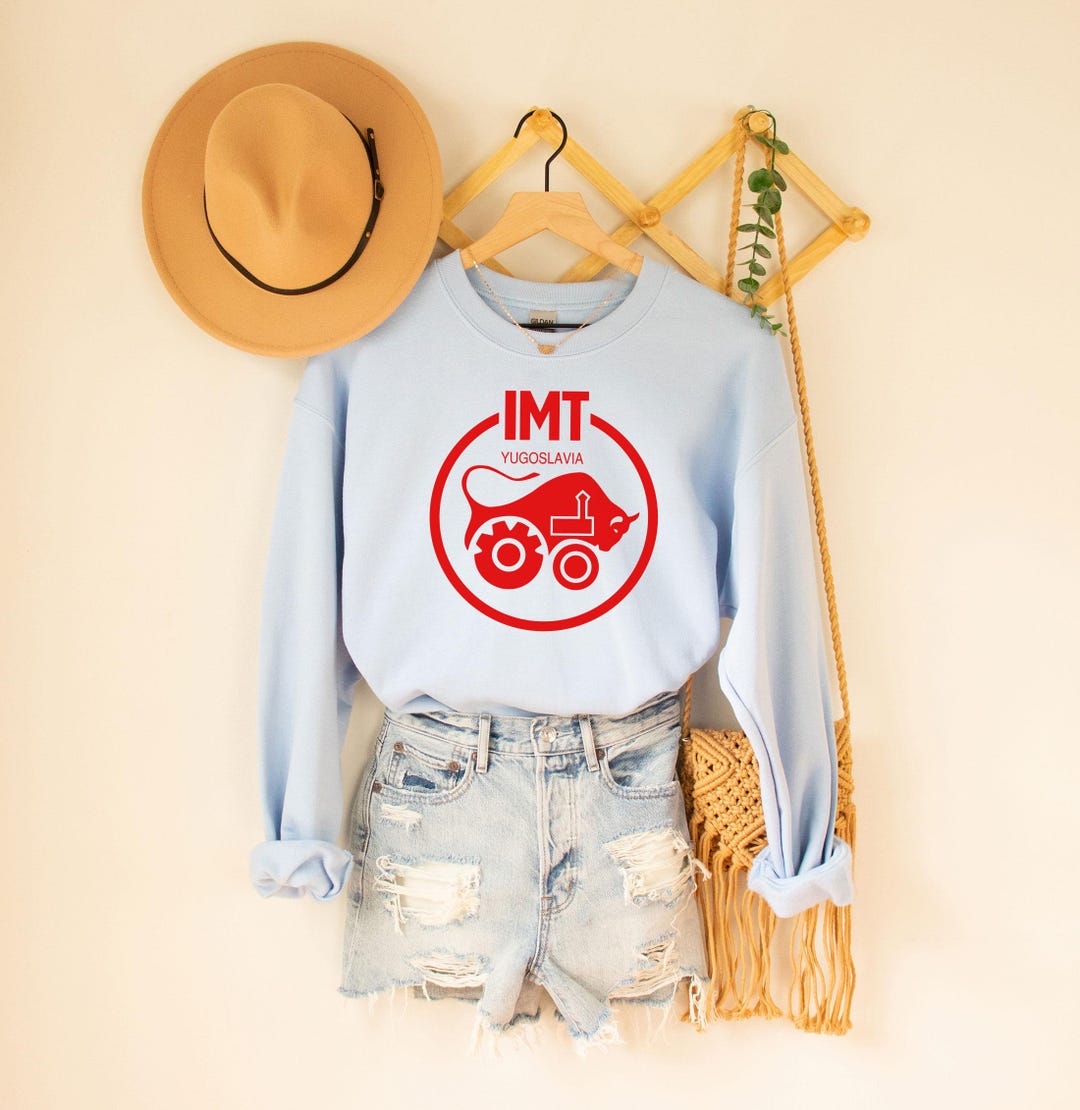 IMT Sweatshirt, IMT Belgrade, Yugoslavia, Yugo Farmers Shirt, Serbian ...