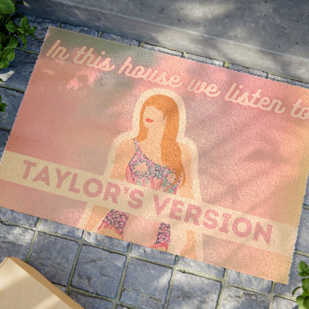 Taylor Swift Doormat, Housewarming Gift, Swifty Fan Decor, Taylor Swift ...