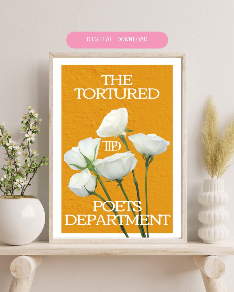 Taylor Swift Poster TTPD, Taylor the Tortured Poets Department Wall ...