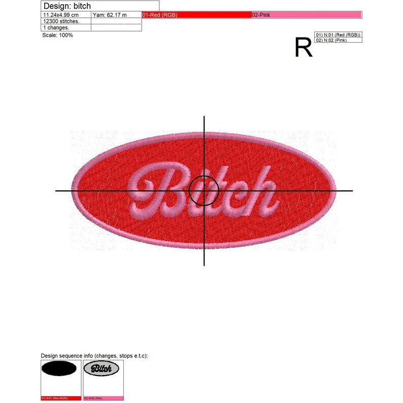 Bitch Patch | Trendy Embroidery Design (instant Download) - Etsy