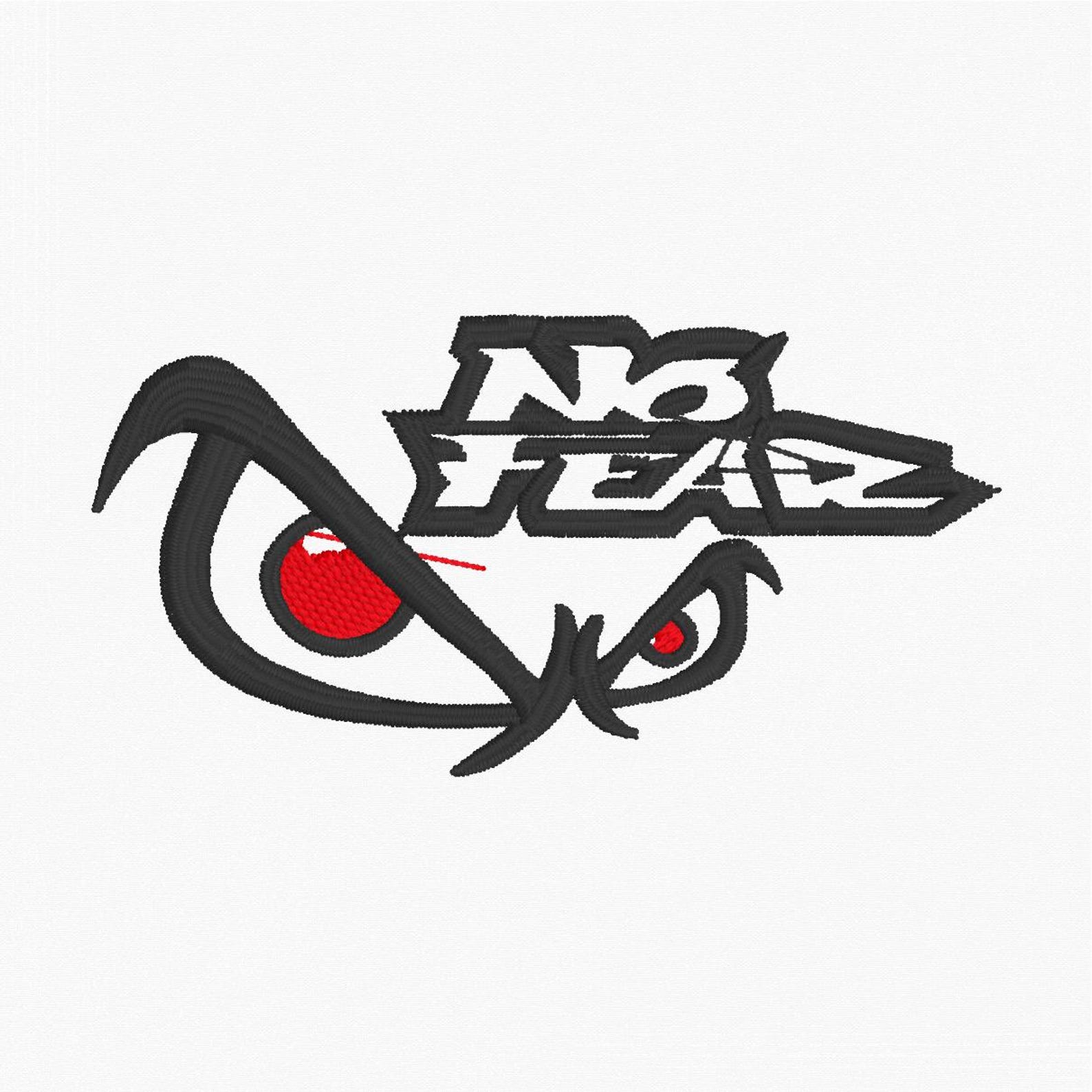 NO FEAR-borduurontwerp (direct downloaden) - Etsy Nederland