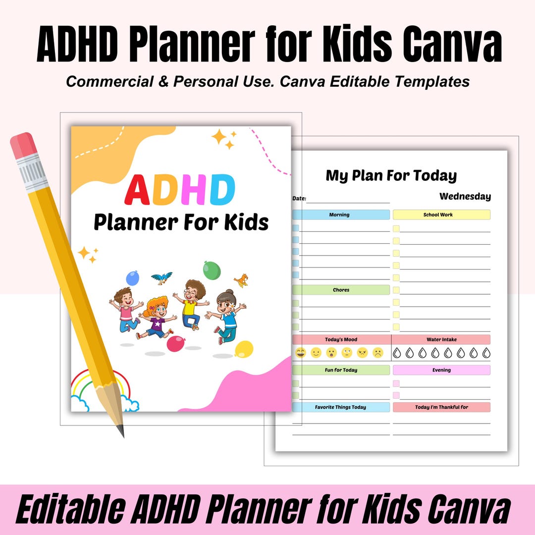 Kids ADHD Workbook Adhd Activities Kids Adhd Worksheets Printable Kids ...